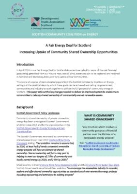 Scottish Community Coalition on Energy - Community Energy Scotland